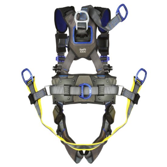 3M | DBI-SALA ExoFit X300 Comfort Oil & Gas Harness, Pass-Through Chest ...
